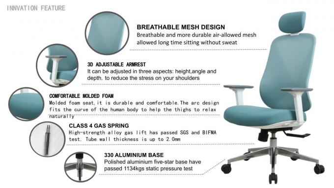 330 Polished Ergonomic Task Chair Aluminum Ergo Infinity Leather ...
